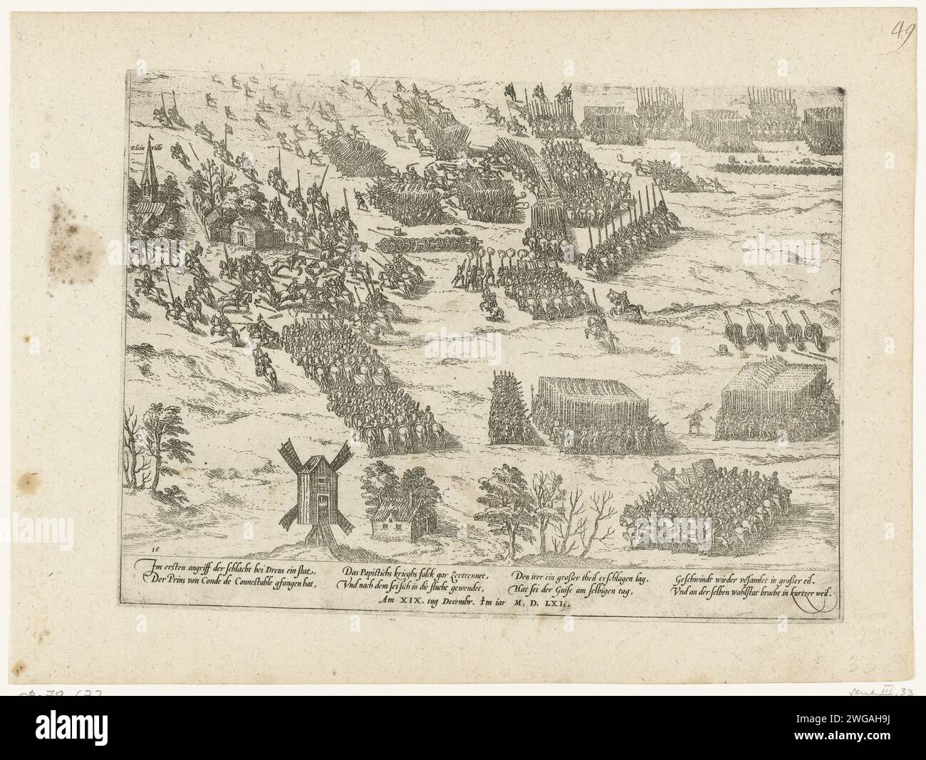 Battle of Dreux, first meet, 1562, 1565 - 1573 print Battle of Dreux ...