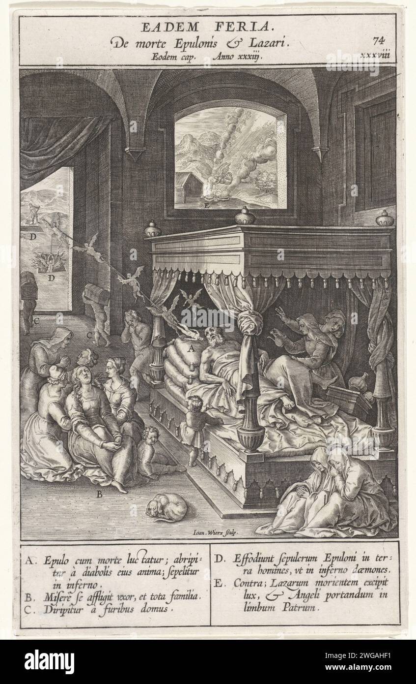 Lazarus in heaven and the rich man in hell hi-res stock photography and ...