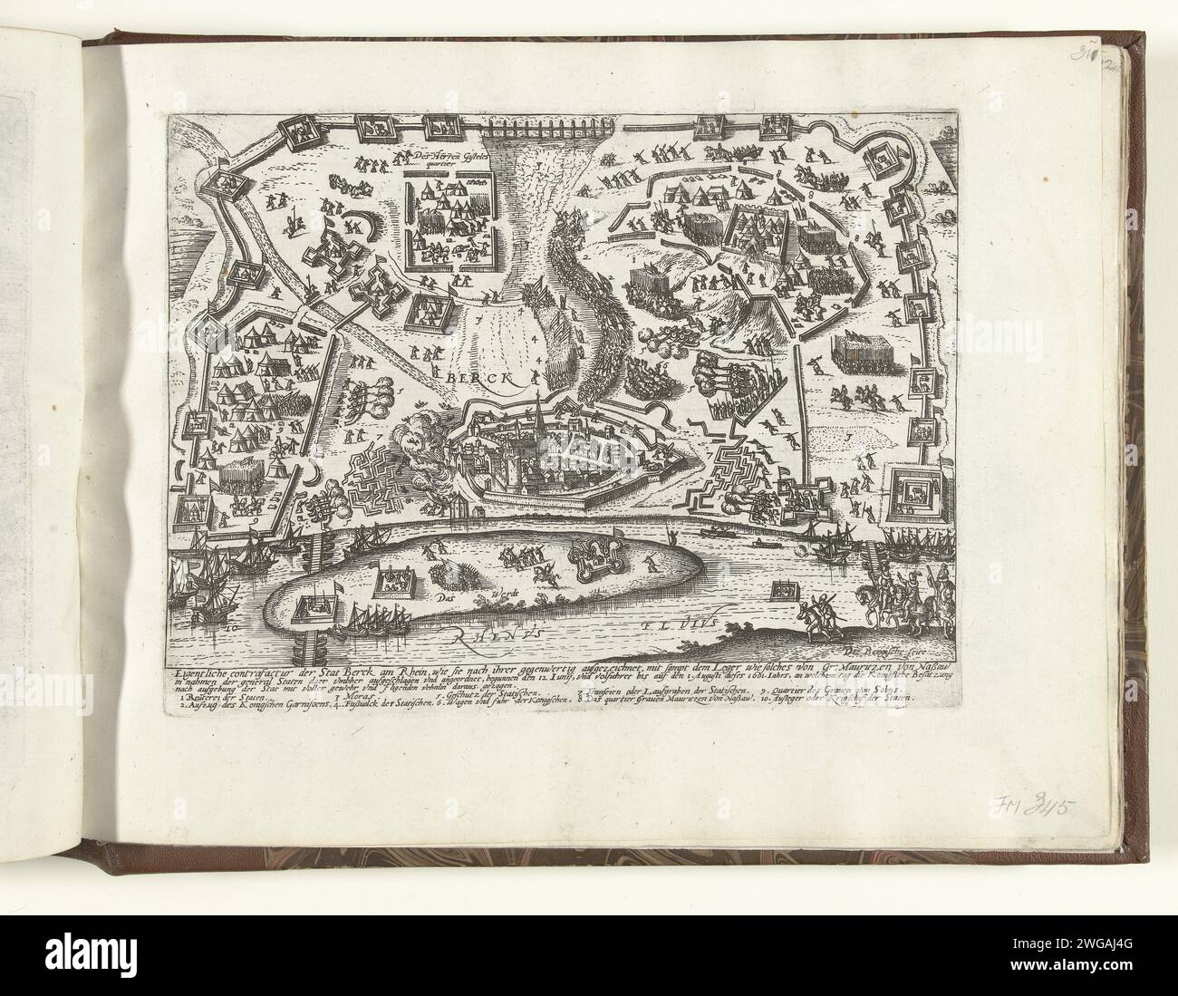Inname van Rheinberg, 1601, 1601 - 1603 print Intake of Rheinberg by ...