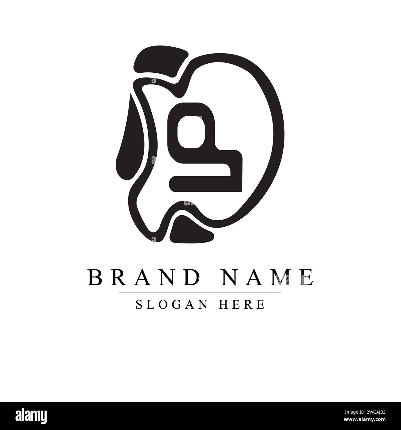 initials letter DB logo design vector illustration template, Initial letter DB logo Stock Vector ...