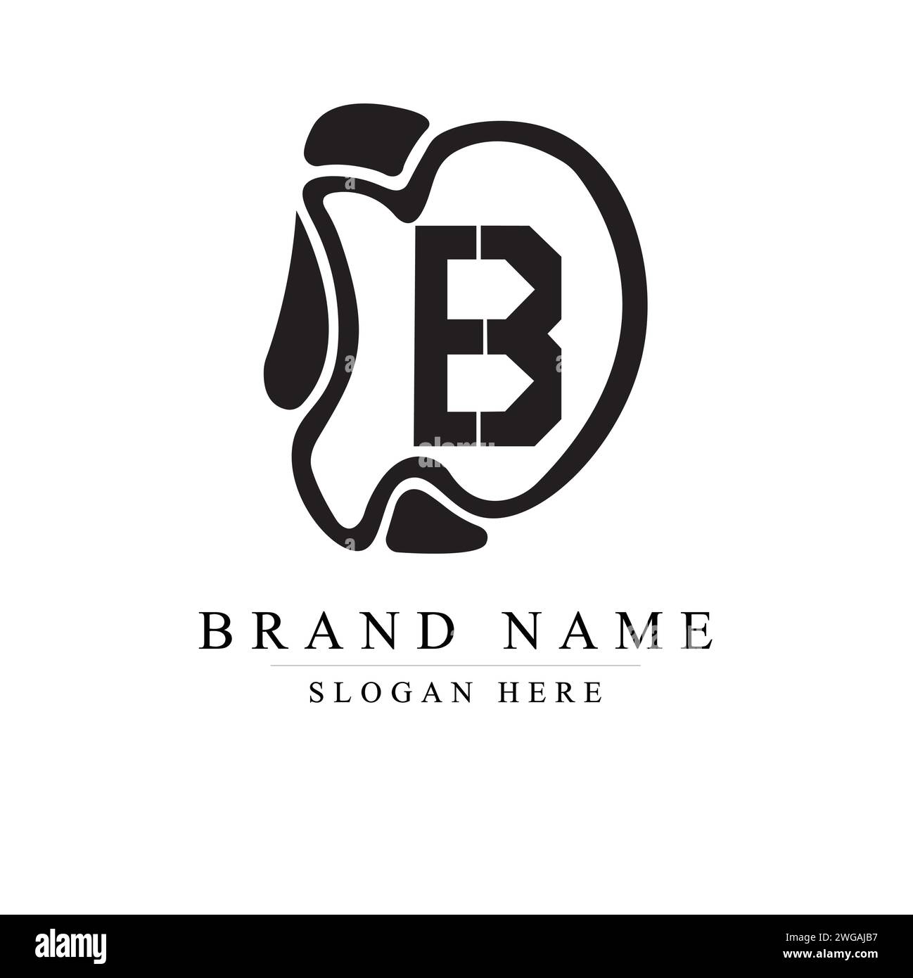 initials letter DB logo design vector illustration template, Initial letter DB logo Stock Vector ...