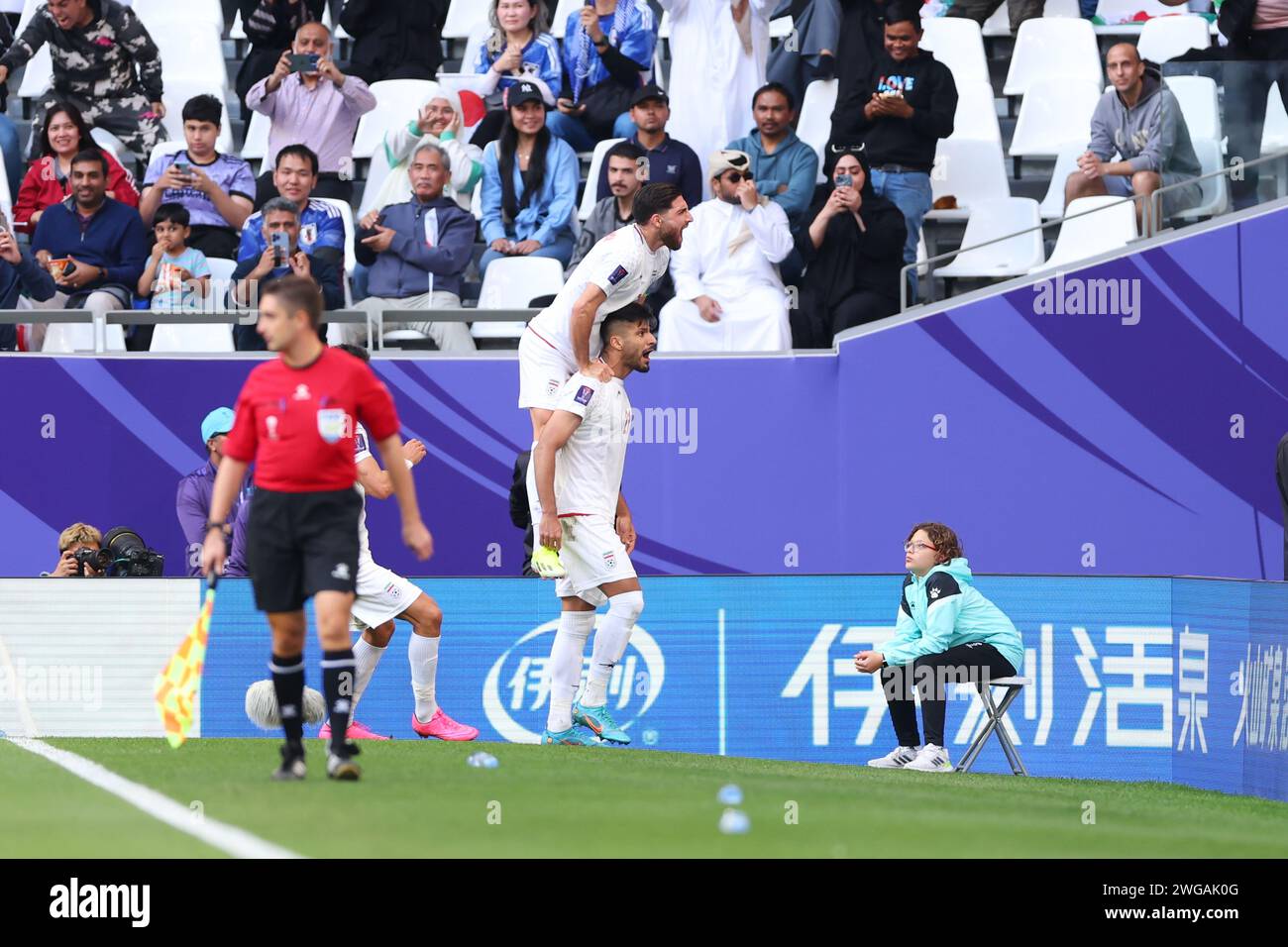 Al Rayyan, Qatar. 3rd Feb, 2024. Mohammad Mohebi (IRI) Football/Soccer ...
