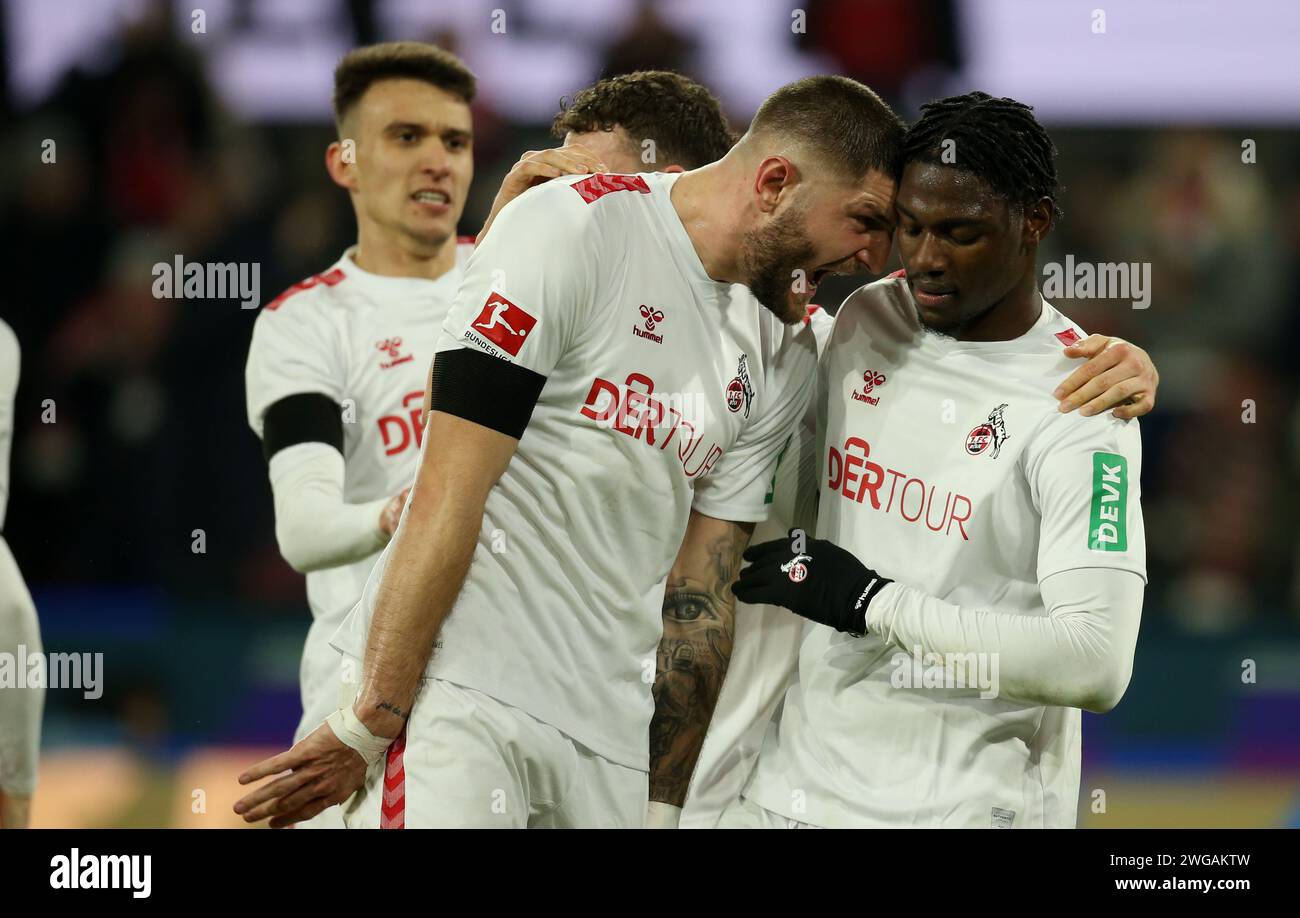 Koeln, Germany. 03rd Feb, 2024. Faride Alidou of Cologne celebrates ...