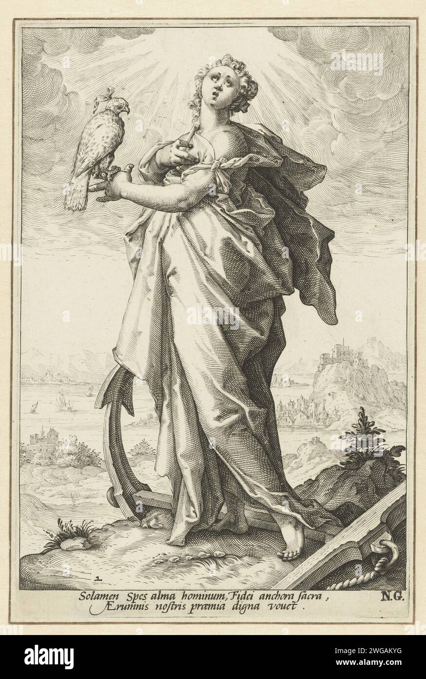 Three theological virtues spes hi-res stock photography and images - Alamy