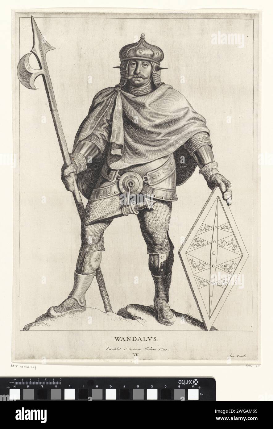 Vandalen, Cornelis Visscher (II), 1638 - 1657 print Warrior of the ...