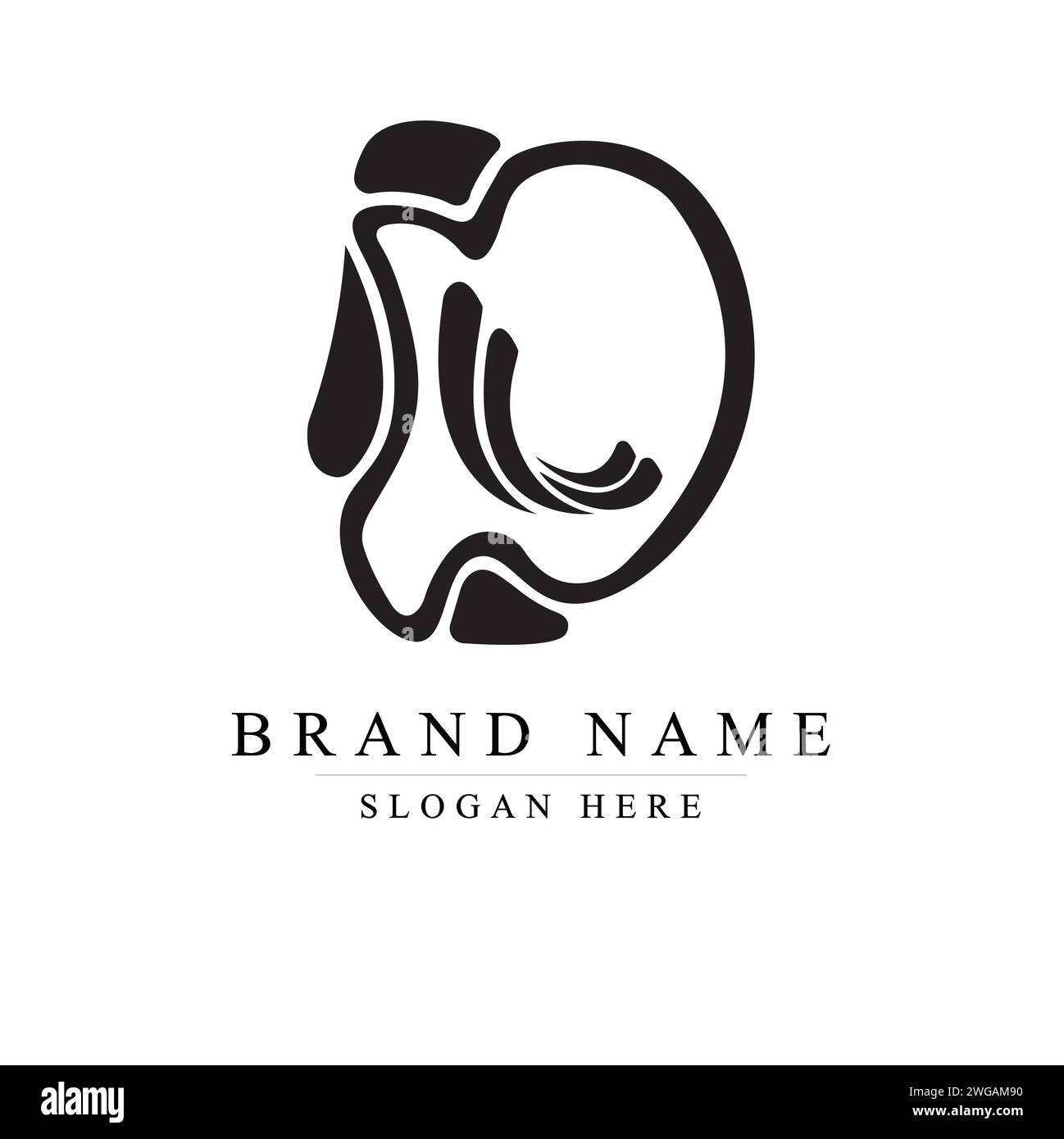 initials letter DC logo design vector illustration template, Initial ...