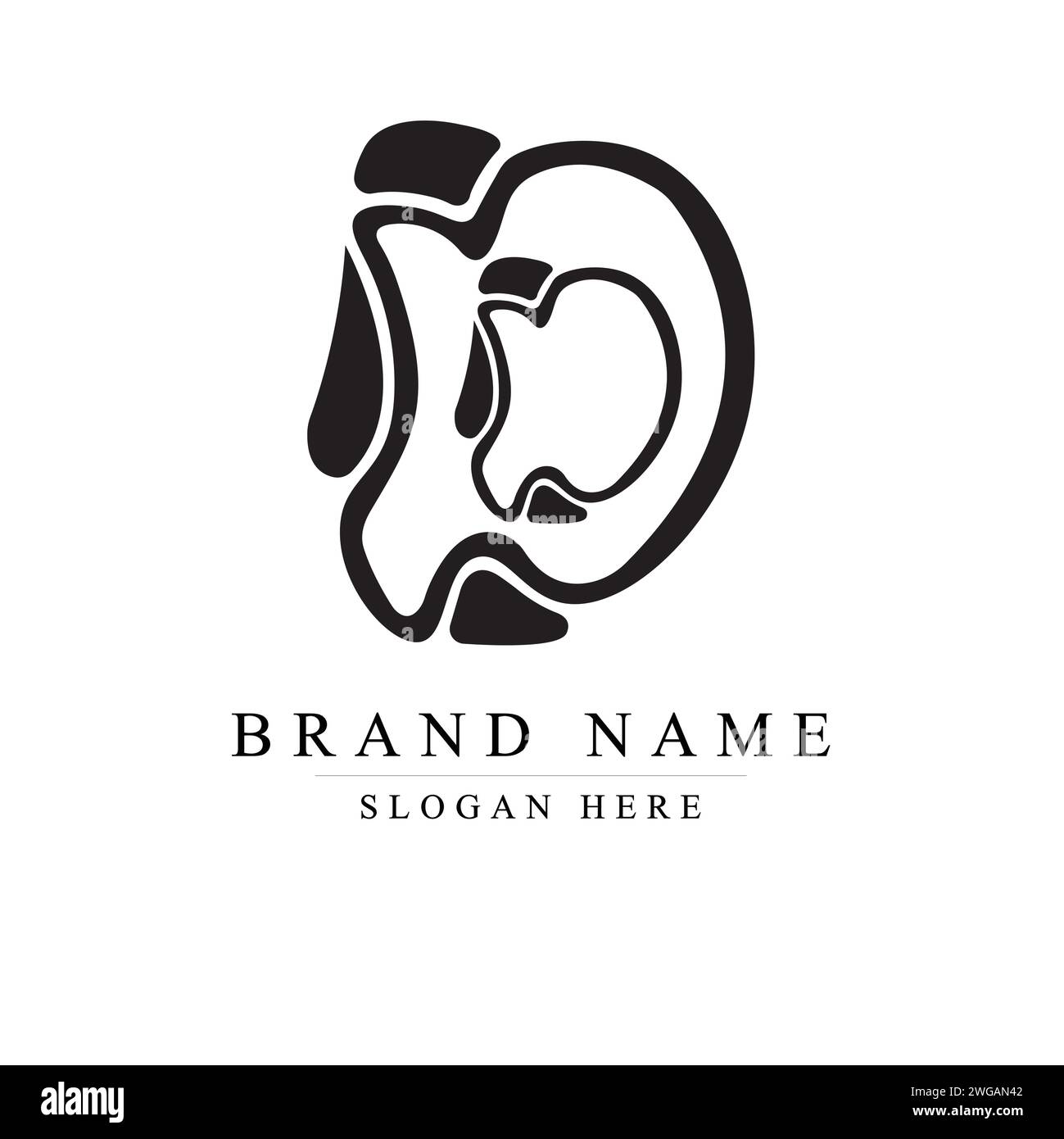 DD Cooperation Abstract Vector Sign, DD Symbol or Logo Template. Hand ...