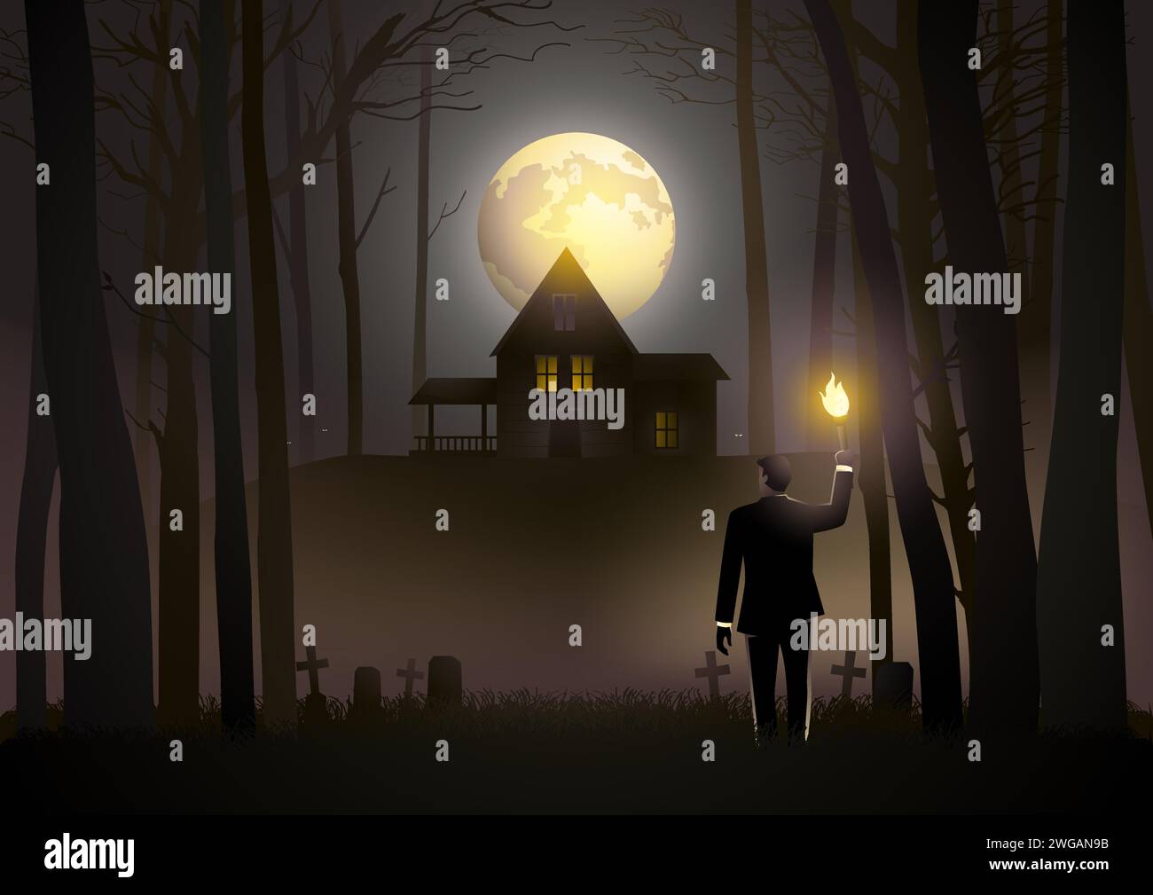 Mysterious tomb illustration hi-res stock photography and images - Alamy