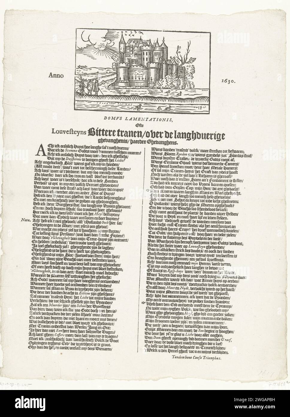 Poem against long -term imprisonment of the Remonstrant prisoners in ...