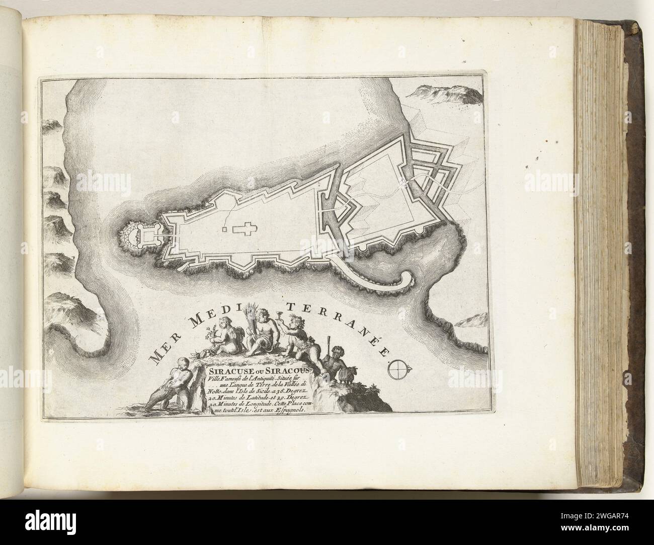 Siracusa map hi-res stock photography and images - Alamy