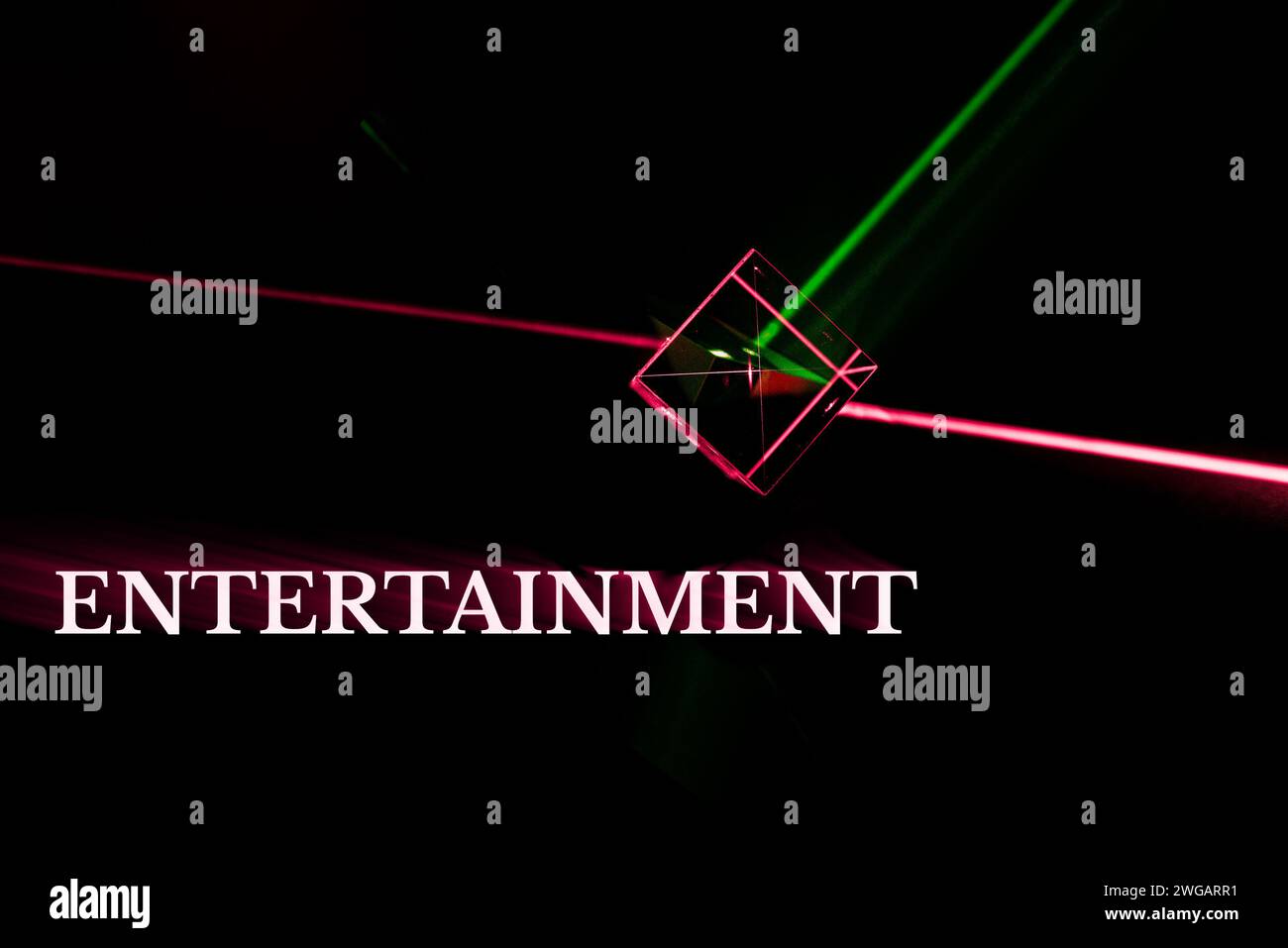 Entertainment: Lasers create captivating visual effects in laser light ...