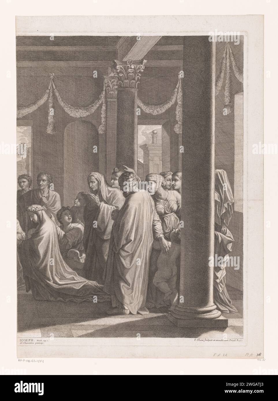 Marriage of Maria and Joseph (judge part), Jean Pesne, After Nicolas ...