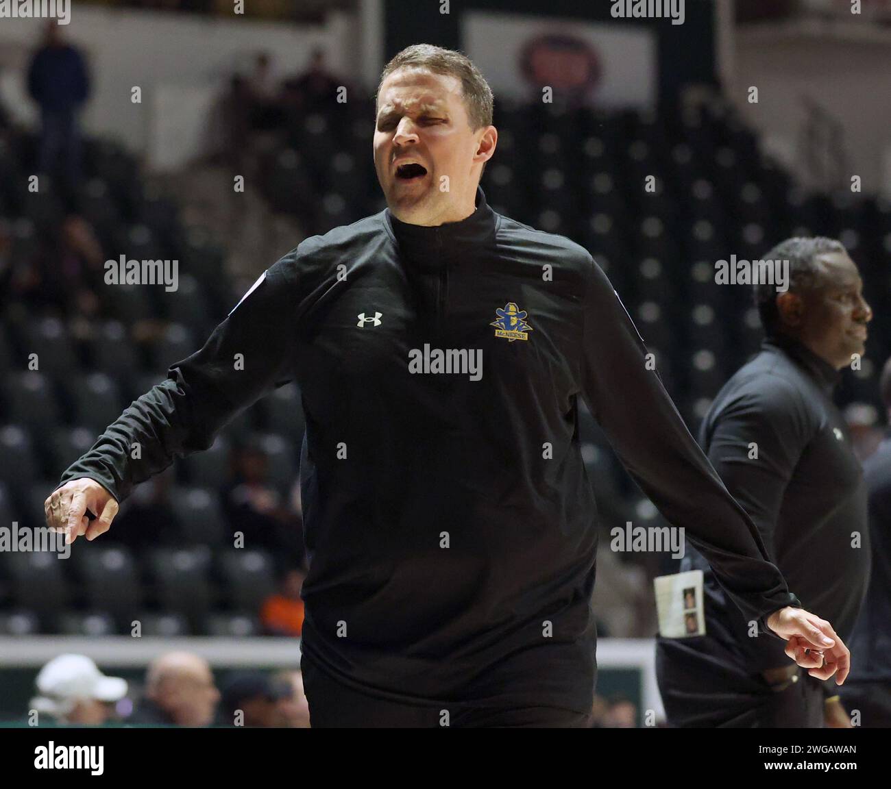 Hammond, USA. 03rd Feb, 2024. McNeese State Cowboys head coach Will ...