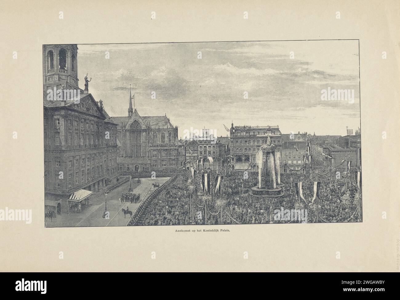 Arrival of the German Emperor and Empress at the Royal Palace in ...