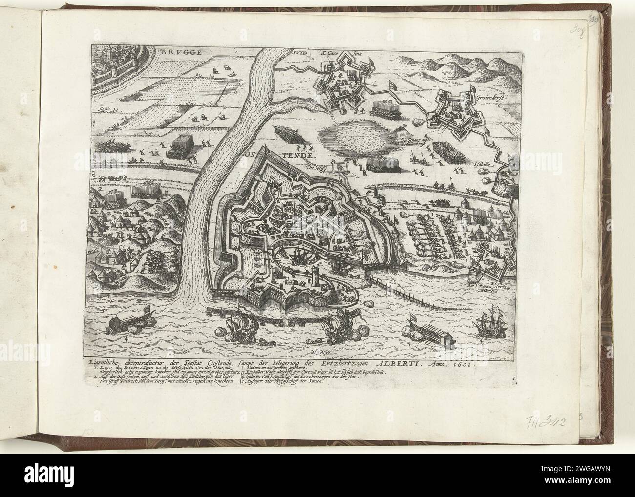 Siege of Ostend, 1601, 1601 - 1603 print Ostend besieged by the army of ...