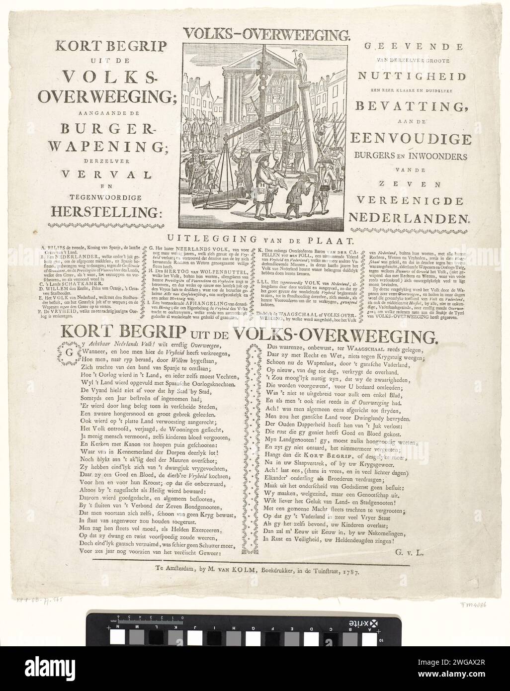 People's reasons, 1787 print Allegorical representation in which the ...