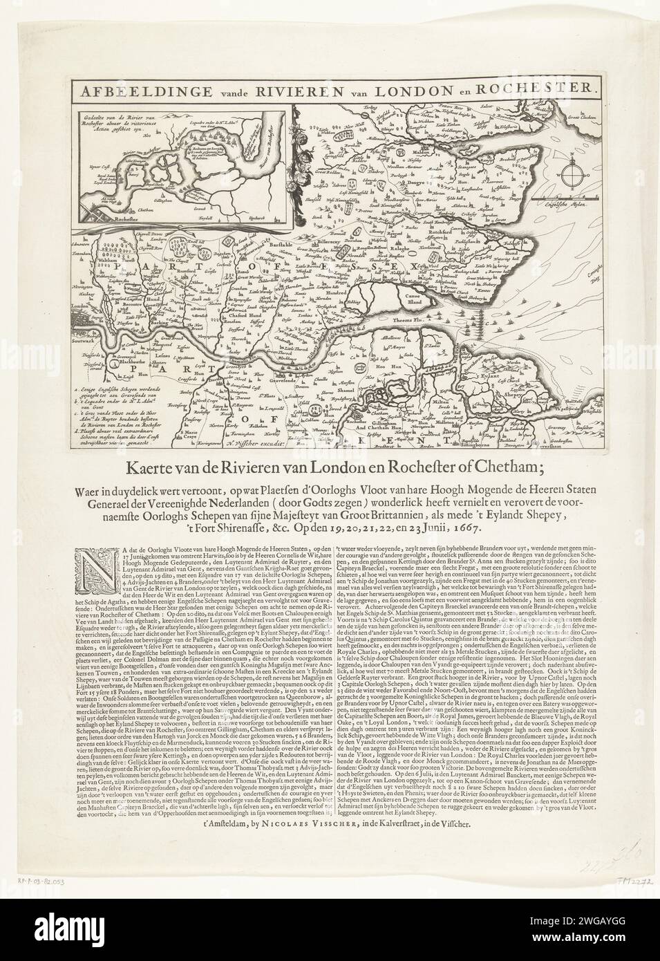 Map of river medway hi-res stock photography and images - Alamy