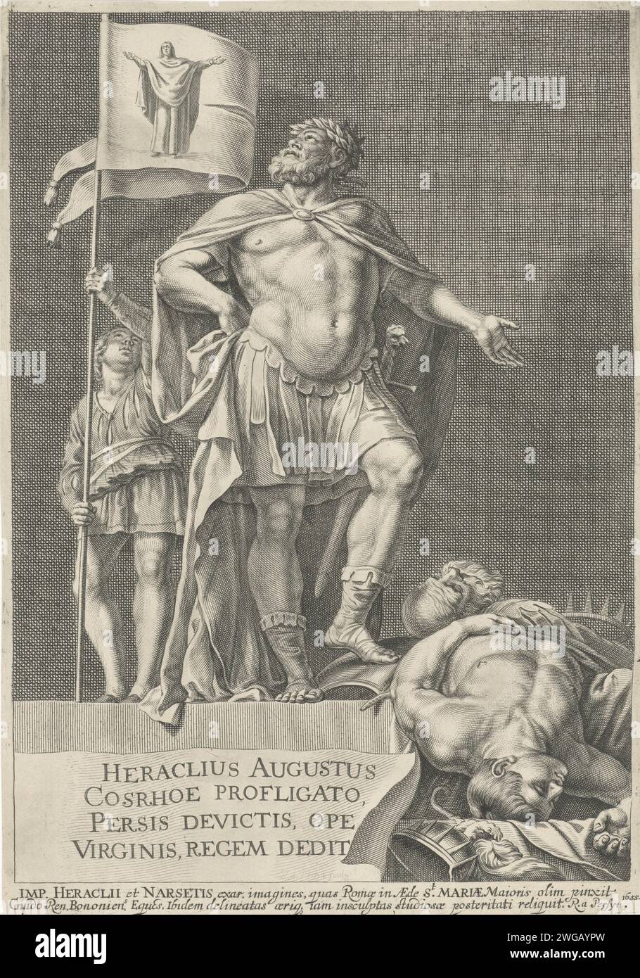Emperor Heraclius and King Chosroës II, Reinier van Persijn, after ...