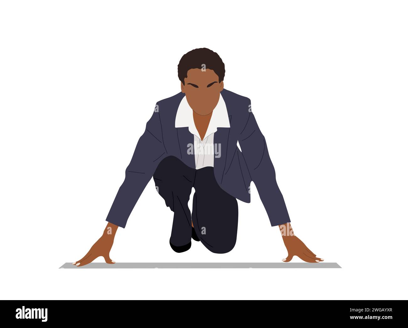 Ready to start cartoon hi-res stock photography and images - Alamy