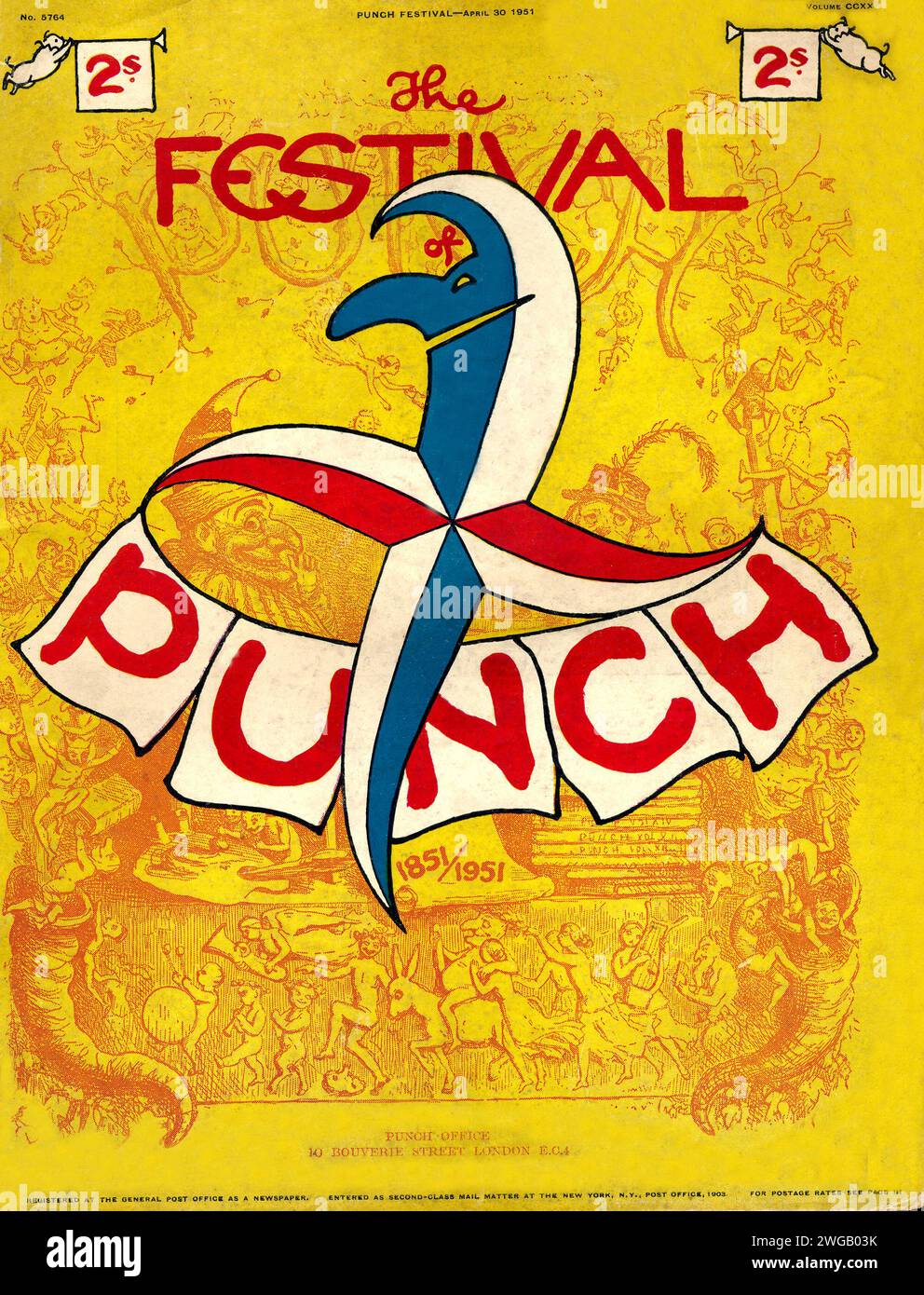 Cover of April 3rd 1951 souvenir Punch Magazine special edition for the ...