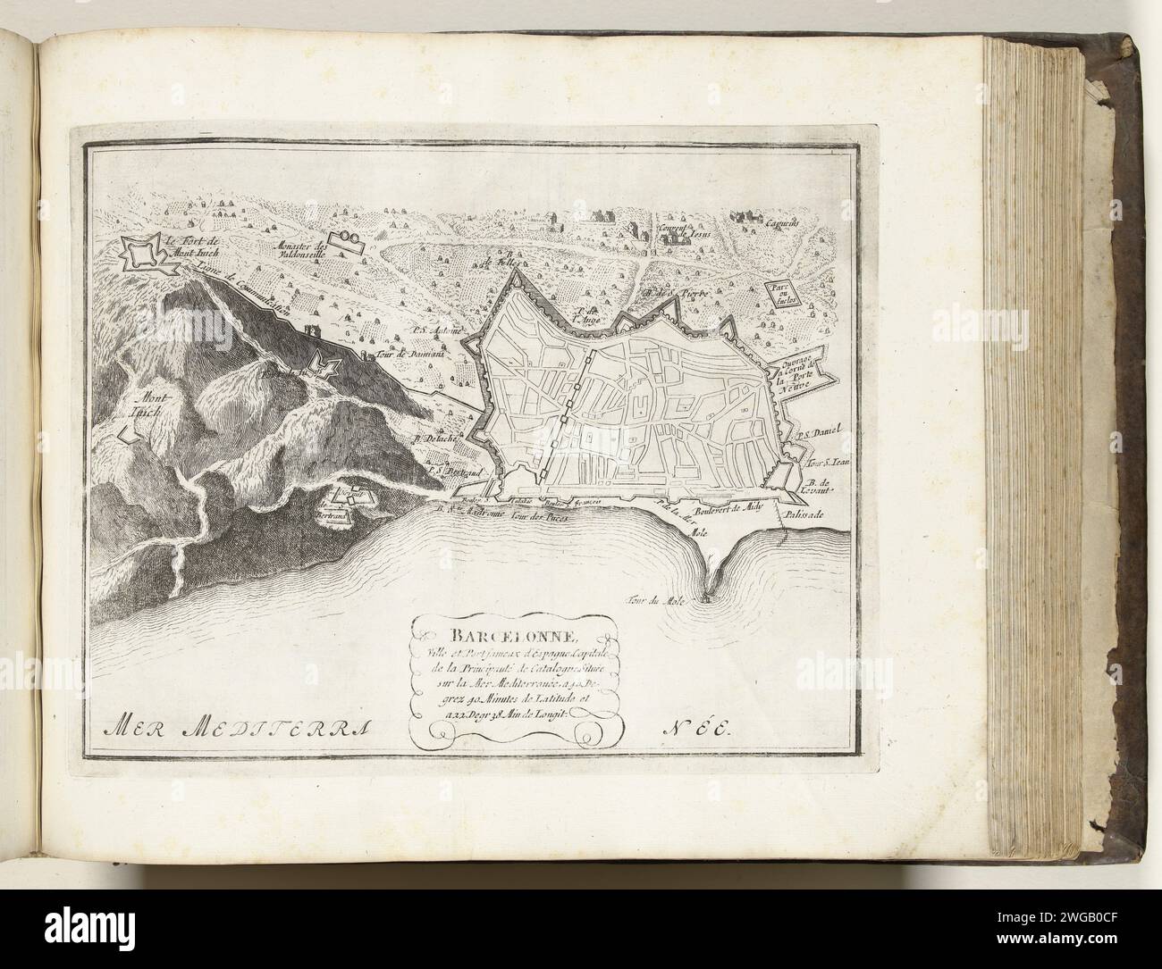 Map of barcelona, 1697 hi-res stock photography and images - Alamy