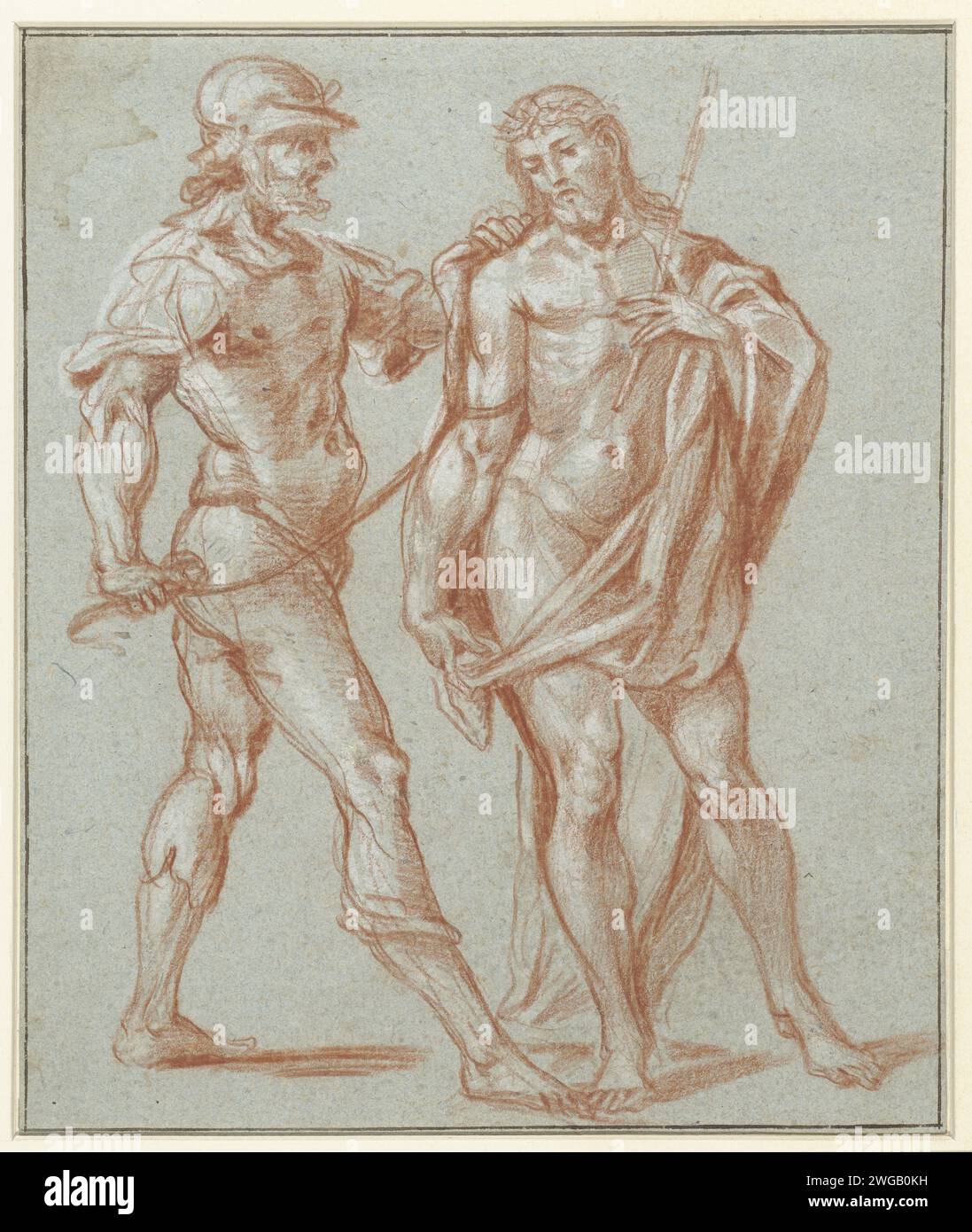 Christ shown to the people, Anonymous, After Bartolomeo Passarotti, 1538 - 1620 drawing paper ...