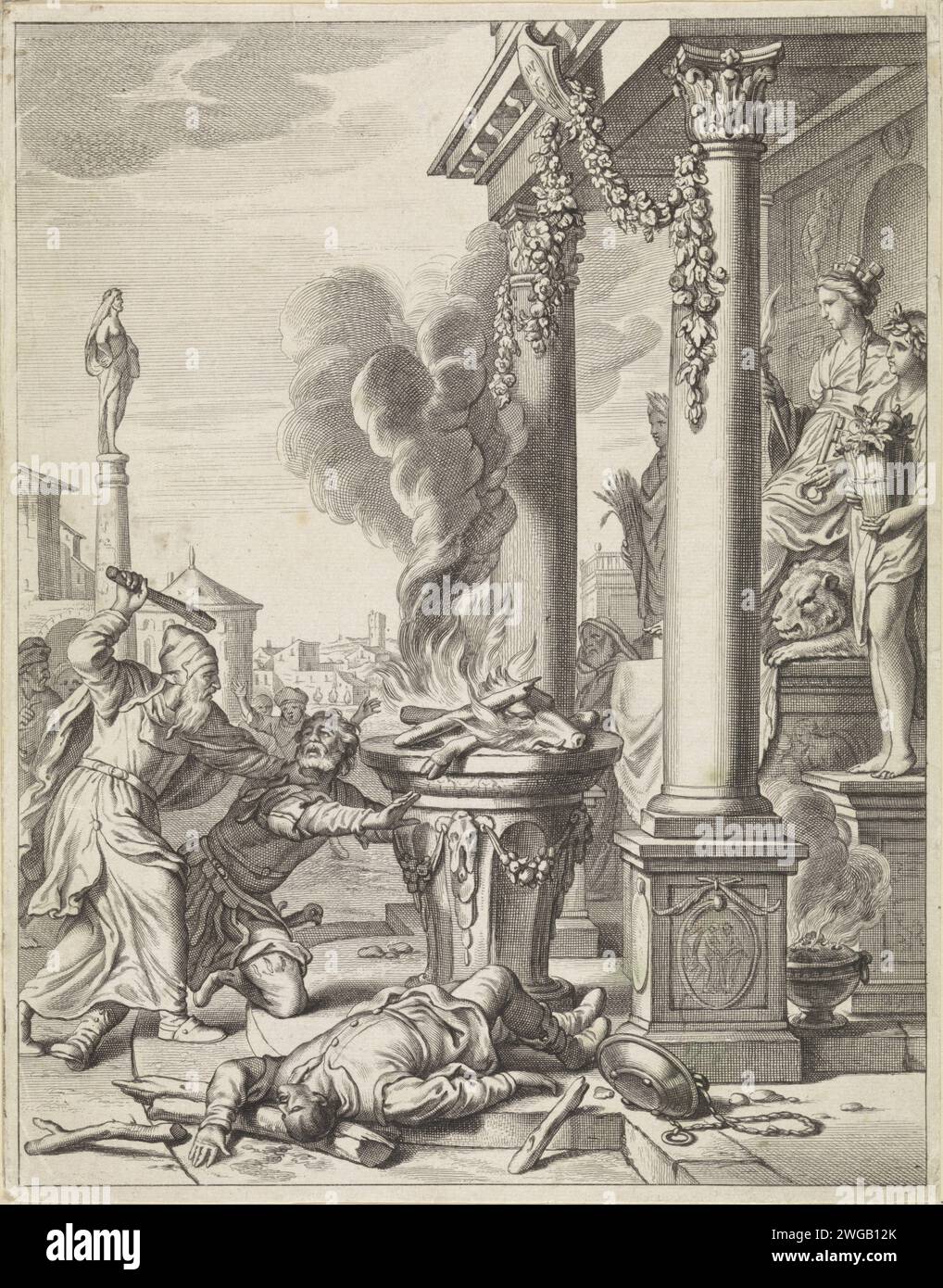 Old testament priest sacrifice hi-res stock photography and images - Alamy