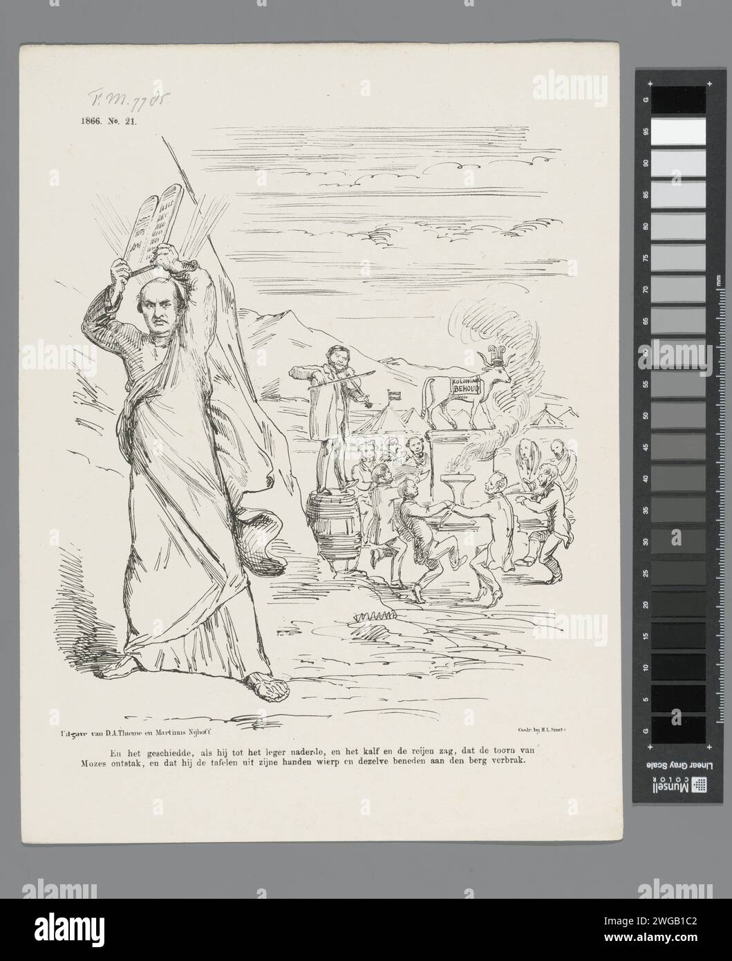 Cartoon on colonial politics, 1866, 1866 print Cartoon on colonial ...