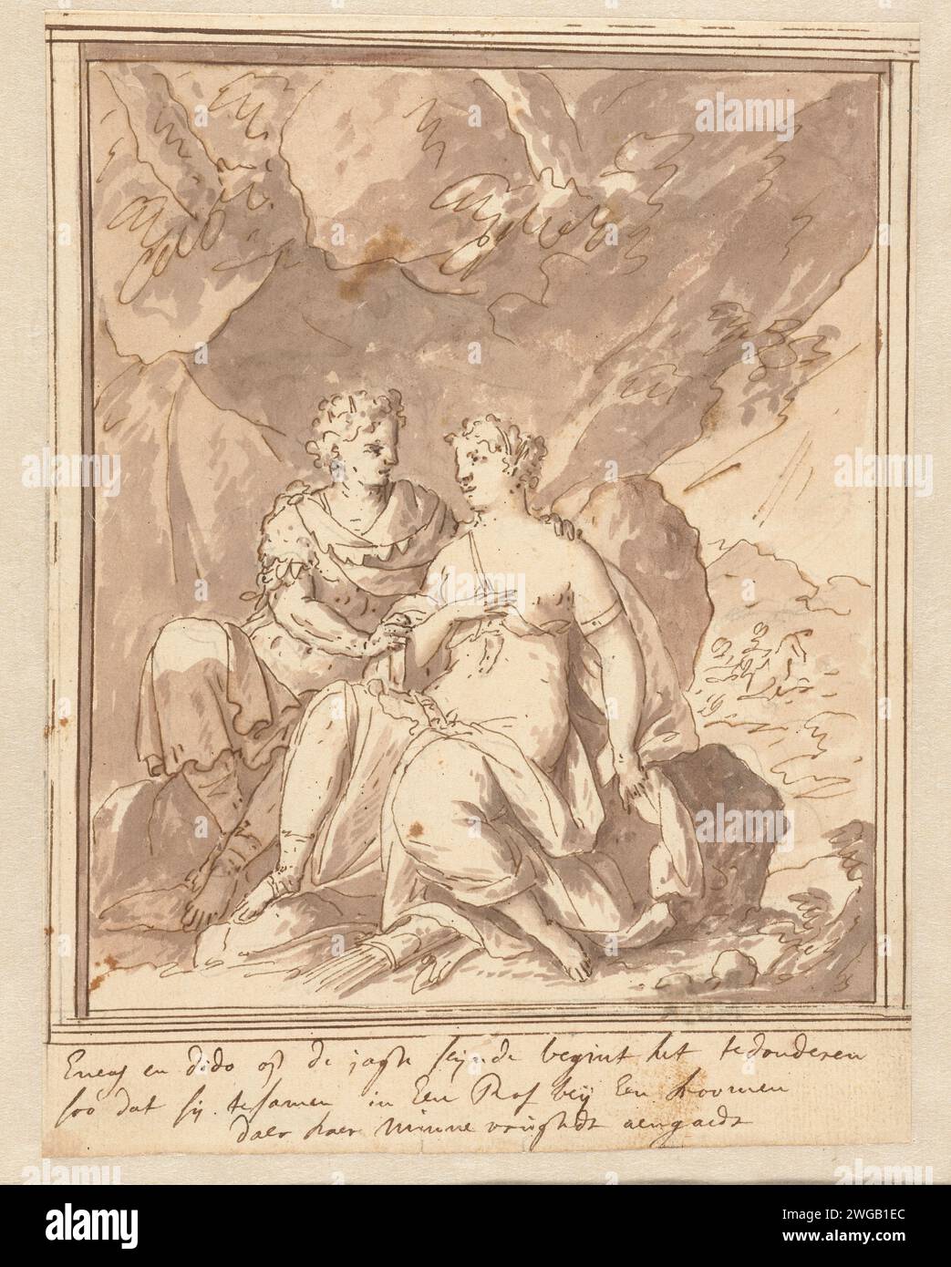 Dido and aeneas in the cave hi-res stock photography and images - Alamy