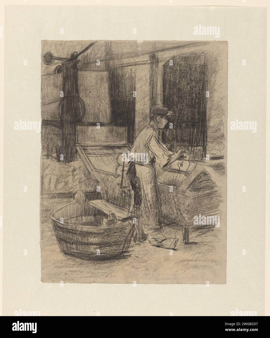 Cotton dyeing drawing hi-res stock photography and images - Alamy