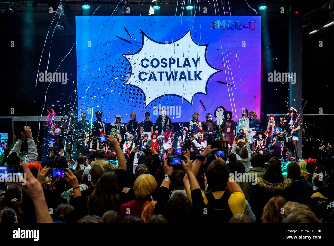 Cosplayer auf der Community-Convention MAG-C für Manga, Anime, Games ...