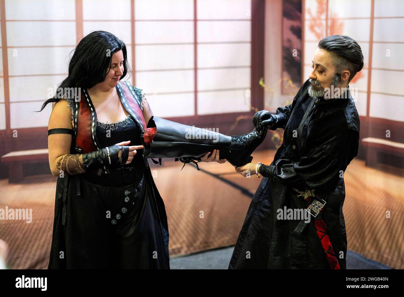 Cosplayer auf der Community-Convention MAG-C für Manga, Anime, Games ...