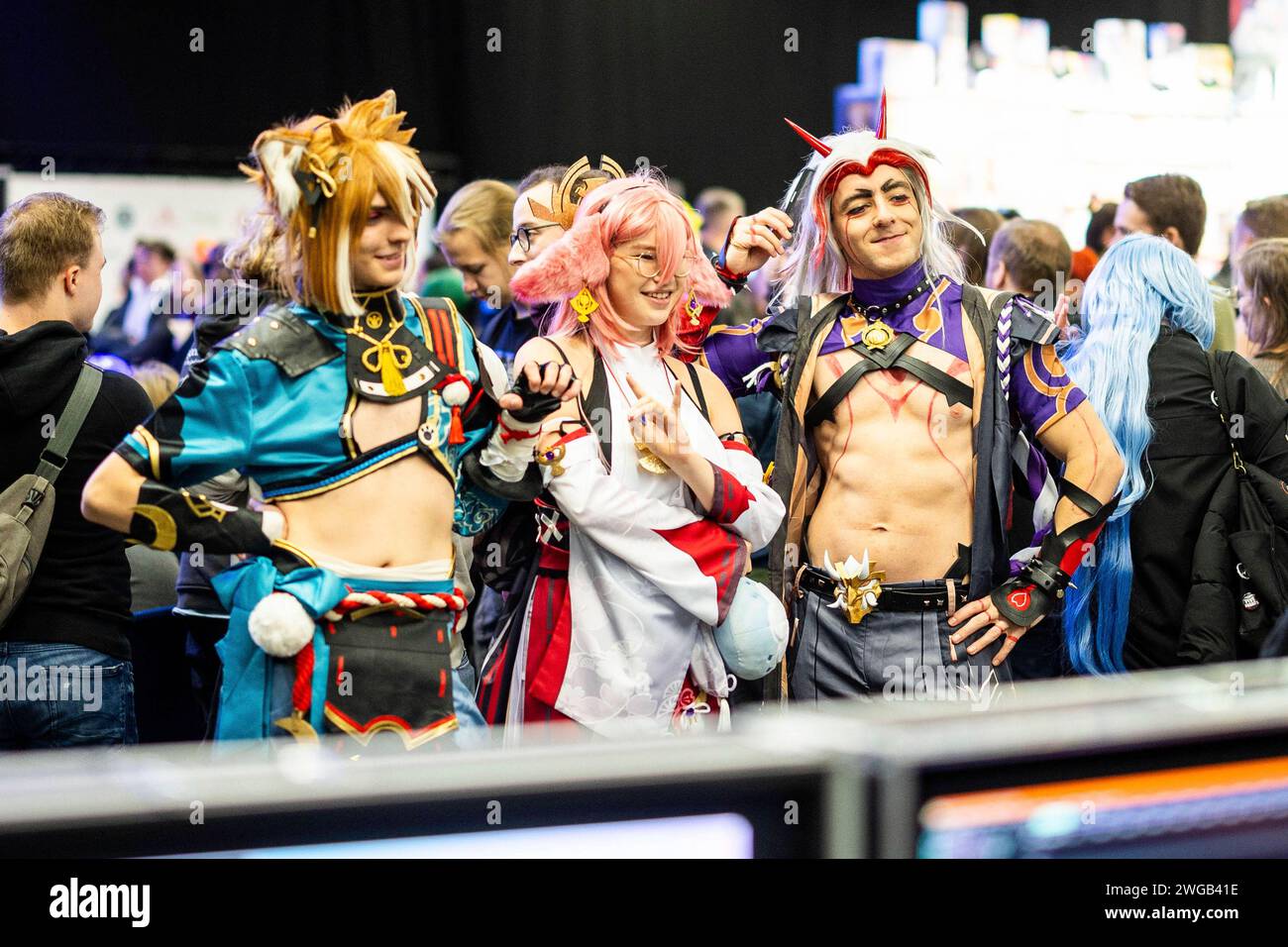Cosplayer auf der Community-Convention MAG-C für Manga, Anime, Games ...