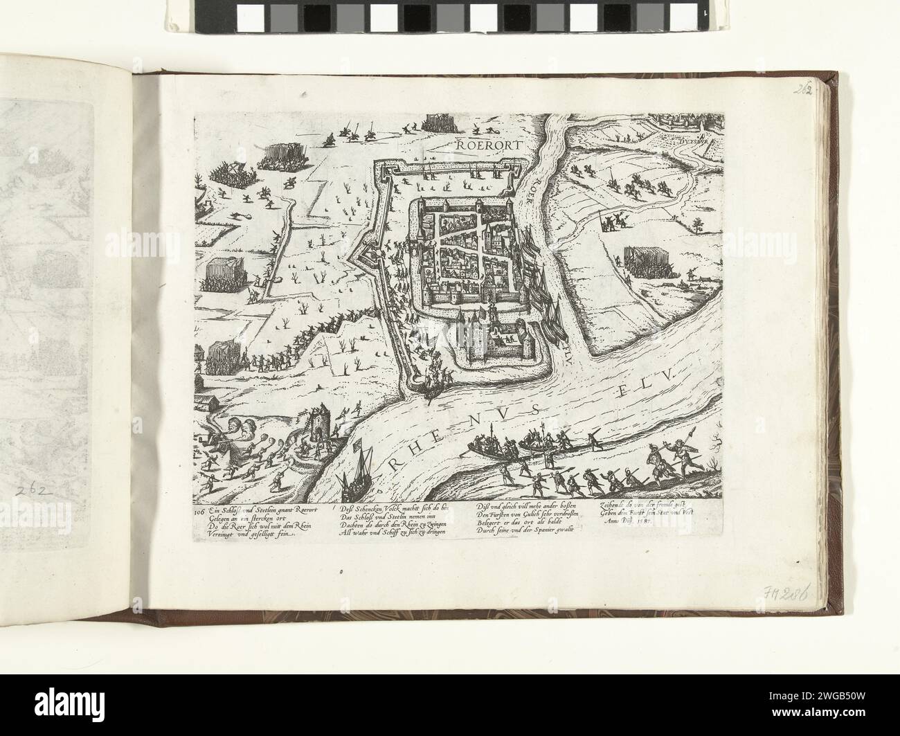 Intake of Ruhrort, 1587, 1587 - 1589 print Ruhrort conquered from the ...