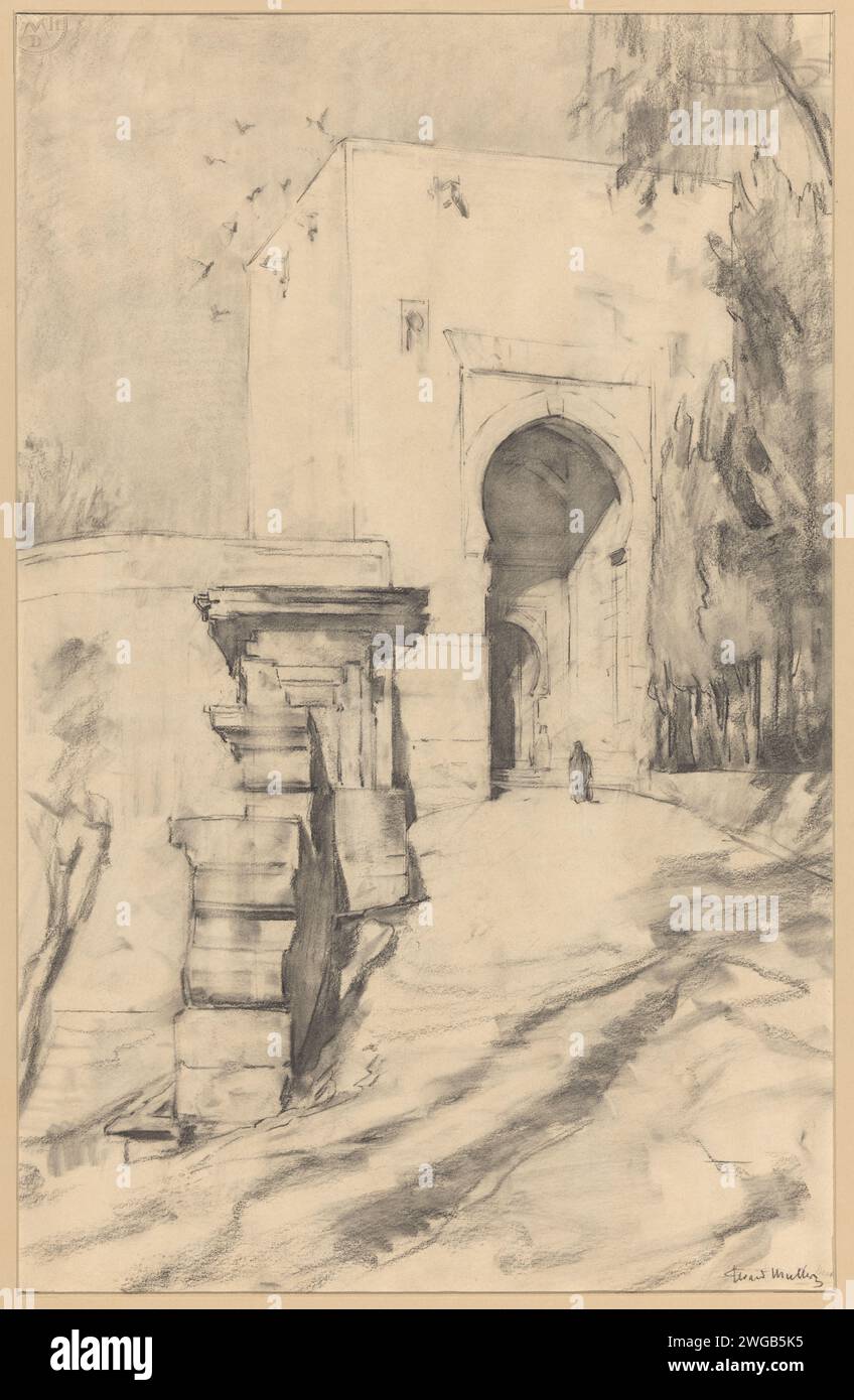 Justice Puerta in Het Alhambra Te Granada, Gerard Muller, 1871 - 1903 ...