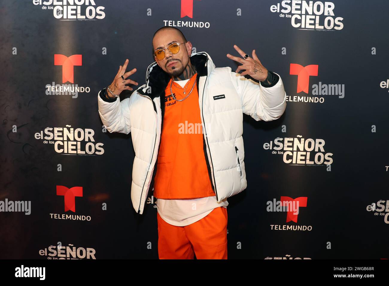 Mexico City, Mexico. 01st Feb, 2024. David Ponce is attending the red ...