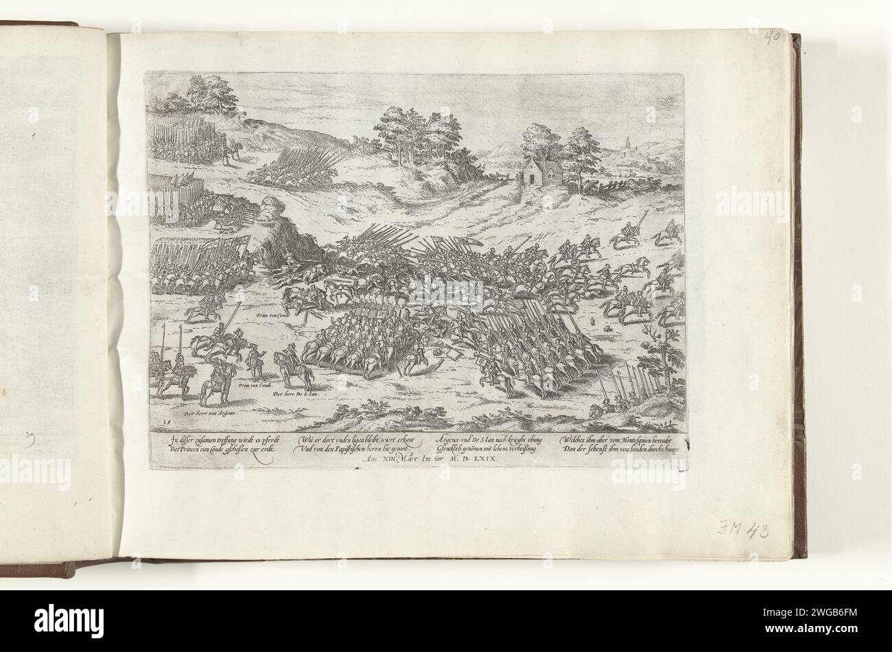 Prince of Condé imprisoned and murdered, 1569, 1565 - 1573 print Prince ...