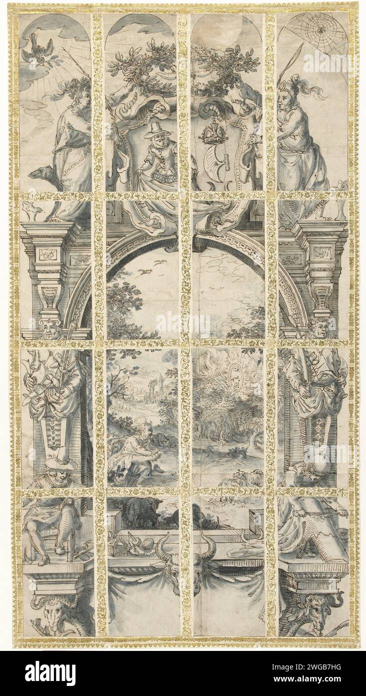 Moses and david stained glass hi-res stock photography and images - Alamy