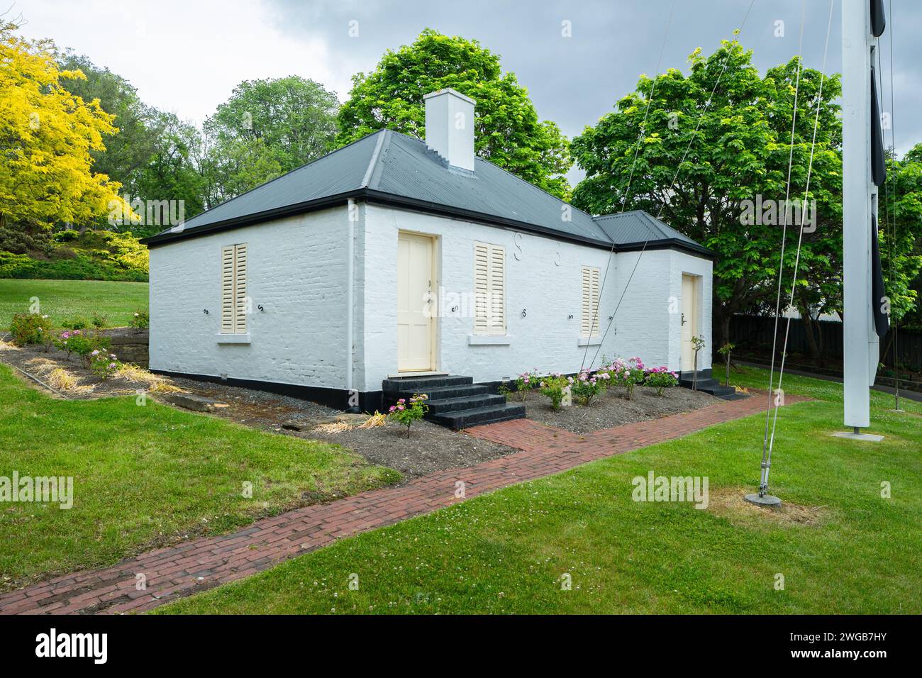 Hobart Semaphore Station in Princes Park at Battery Point in Hobart ...