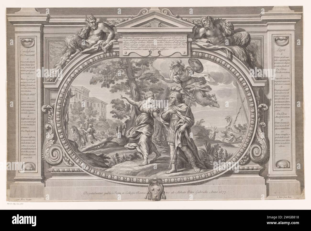 Odysseus led to the palace of Alkinoös, Jean Baptiste Nolin (I), After ...