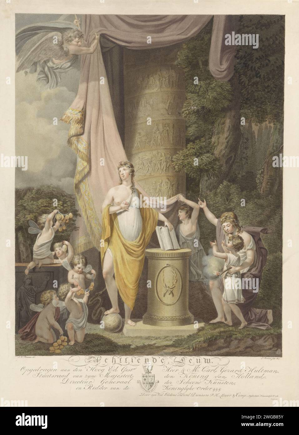 Allegory On the past eighteenth century, Ludwig Gottlieb Portman, after ...