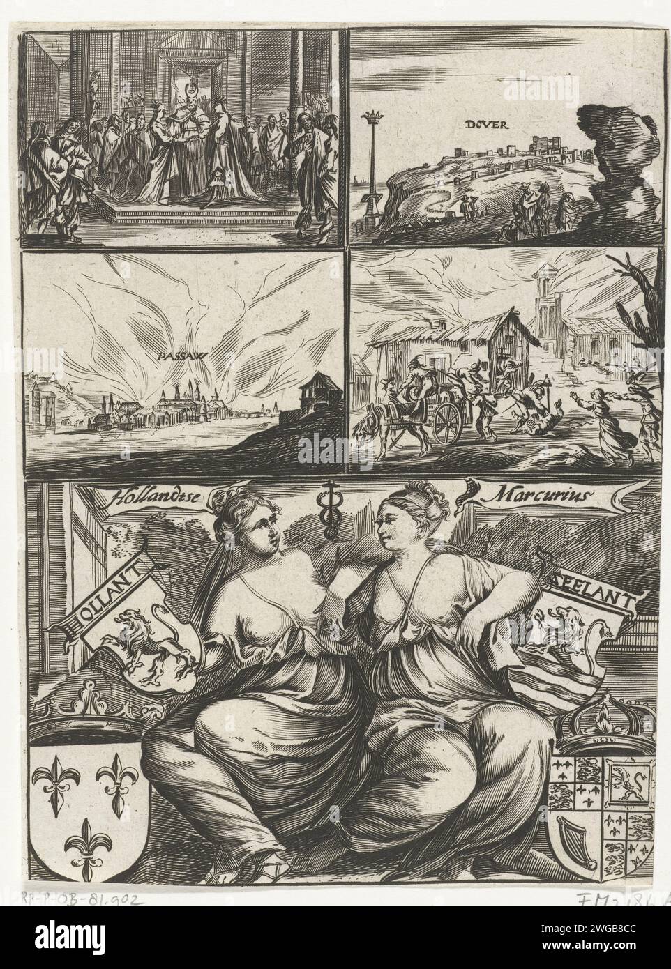 Title page for the Hollandsche Mercurius of the year 1662, 1663 print ...