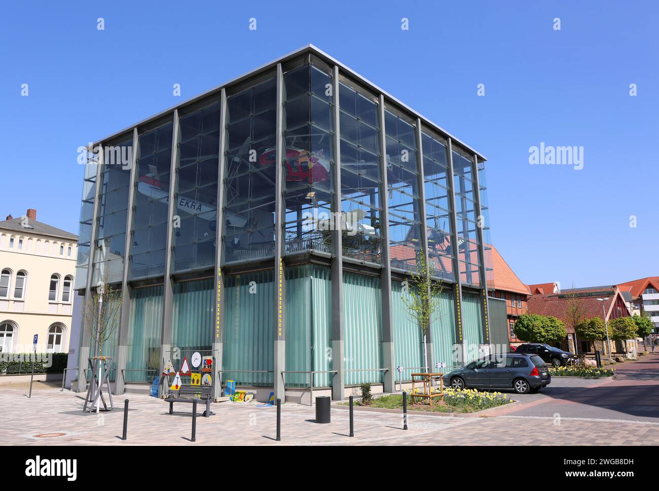 BUCKEBURG, GERMANY-APRIL 24,2019:The Hubschraubermuseum (Helicopter ...