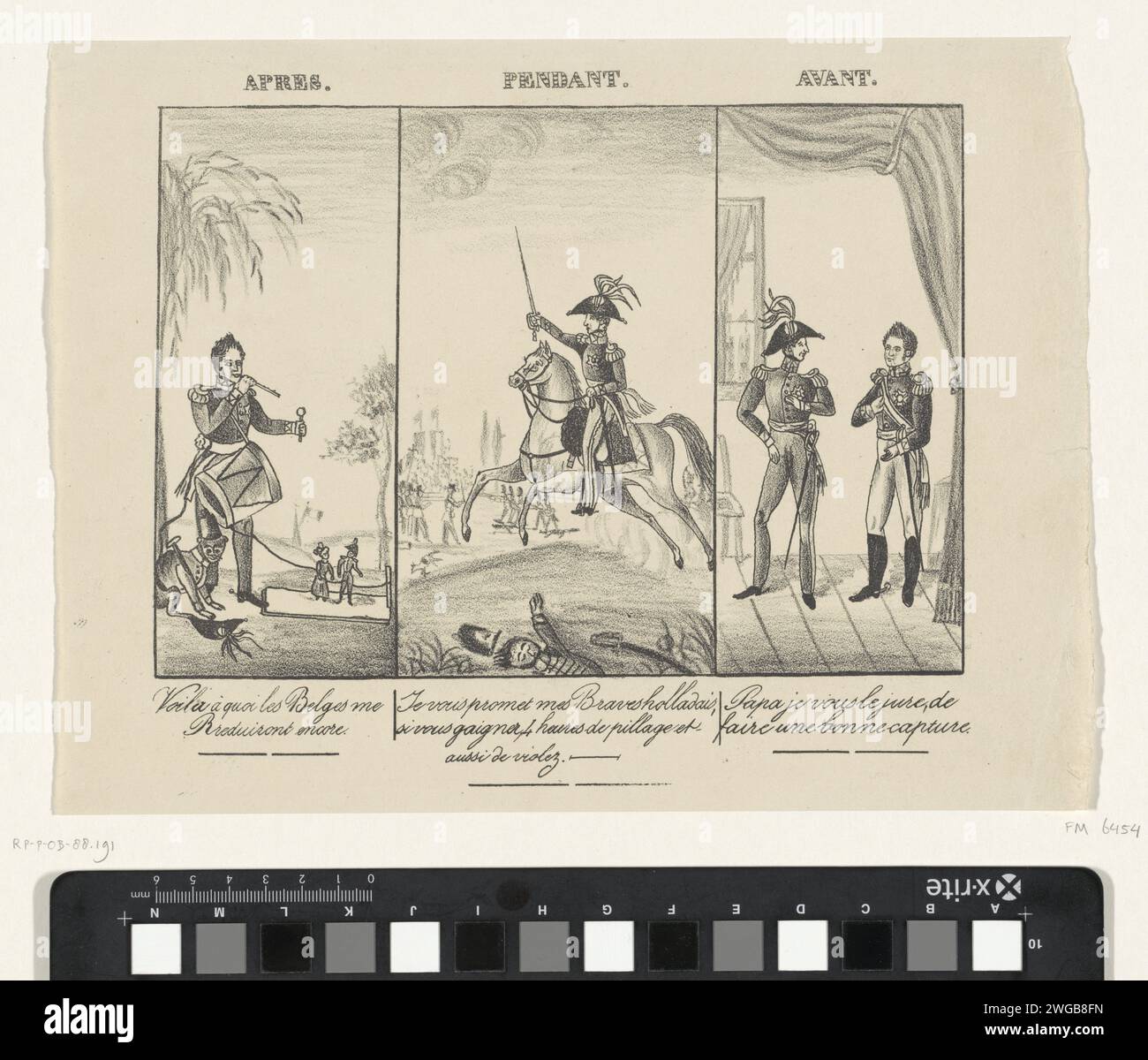 Prince Frederik, before / during / after fighting in Brussels, 1830 ...