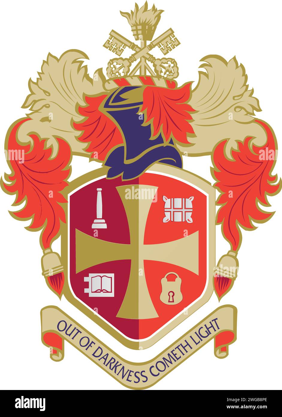 Coat of arms of the METROPOLITAN BOROUGH AND CITY OF WOLVERHAMPTON ...