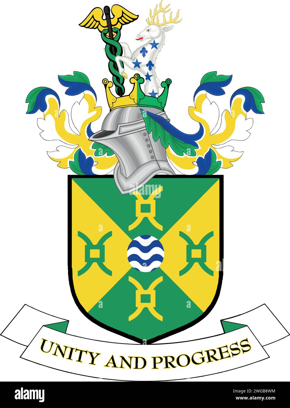 Coat of arms of the METROPOLITAN BOROUGH OF SANDWELL, WEST MIDLANDS ...