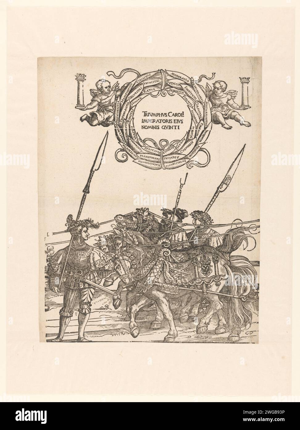 Third span of four horses, 1537 print Third span of four horses for the ...