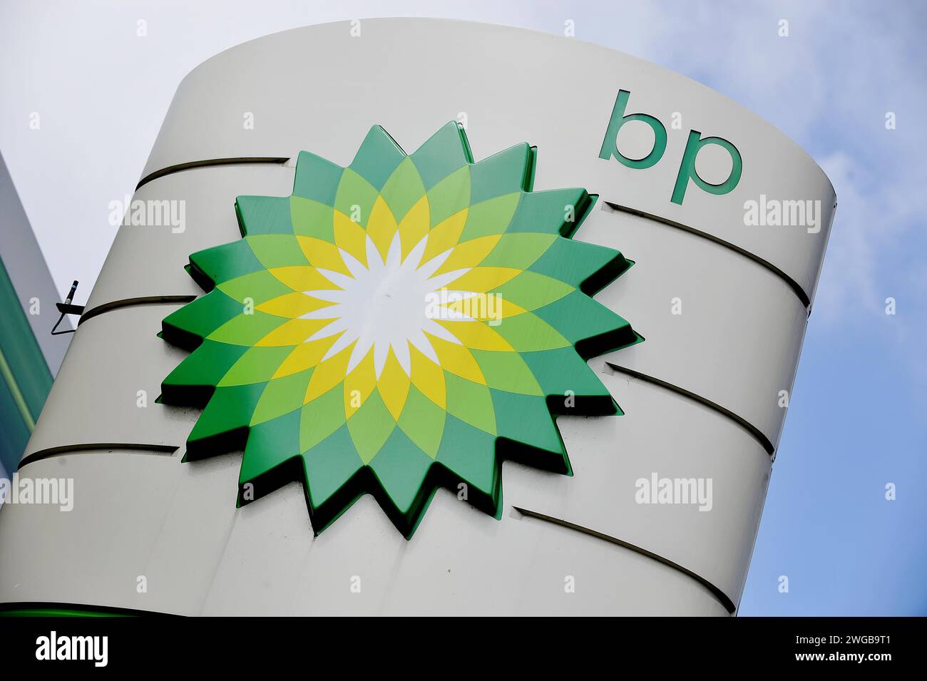 File photo dated 15/08/13 of a view of a BP petrol station sign. New BP ...