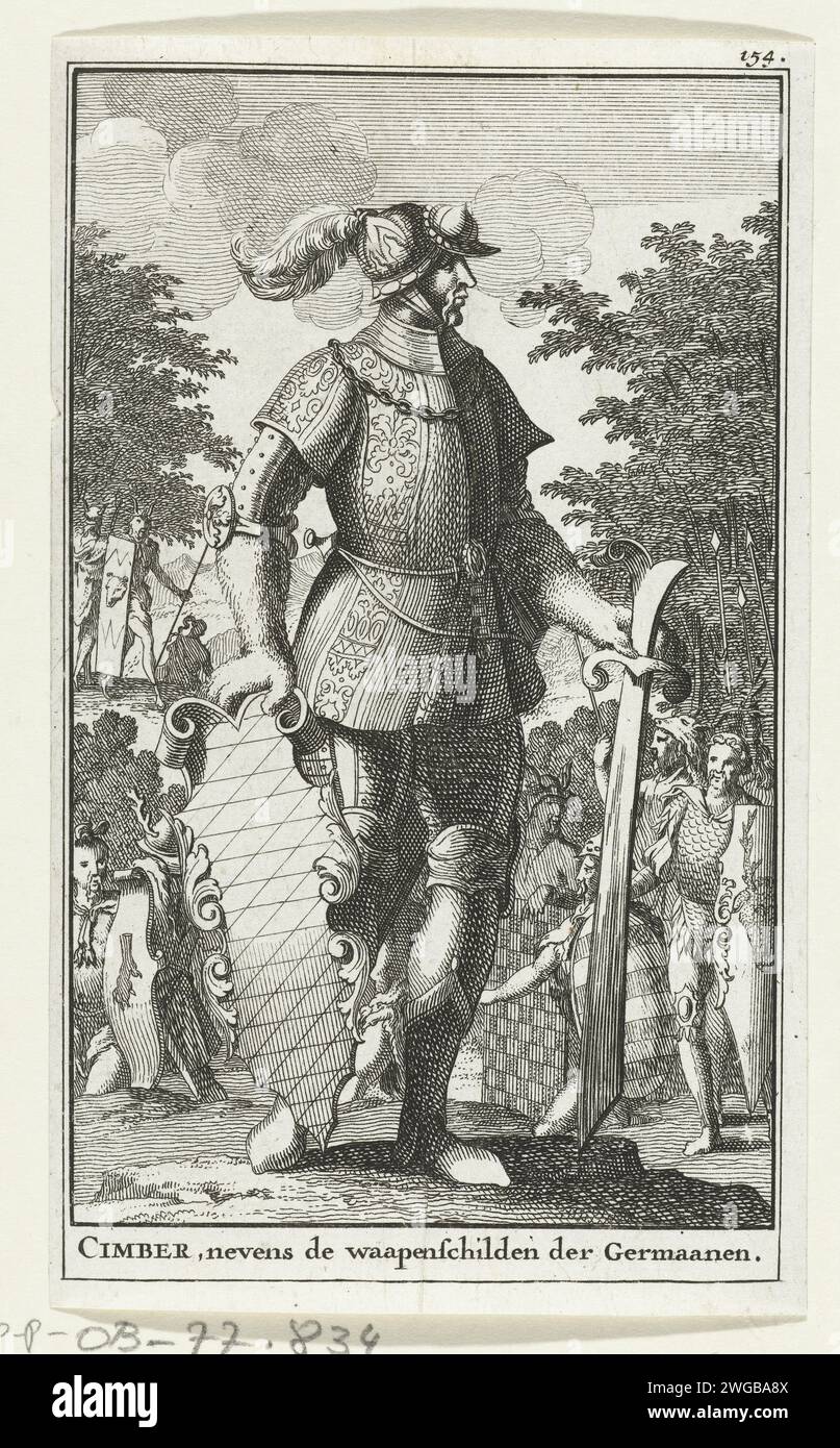 Cimber, 1712 - 1714 print Cimber. Illustration no. 154 in a work about ...