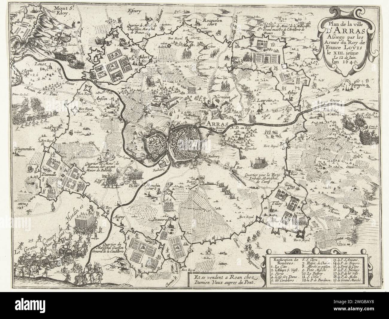 1640 map hi-res stock photography and images - Alamy